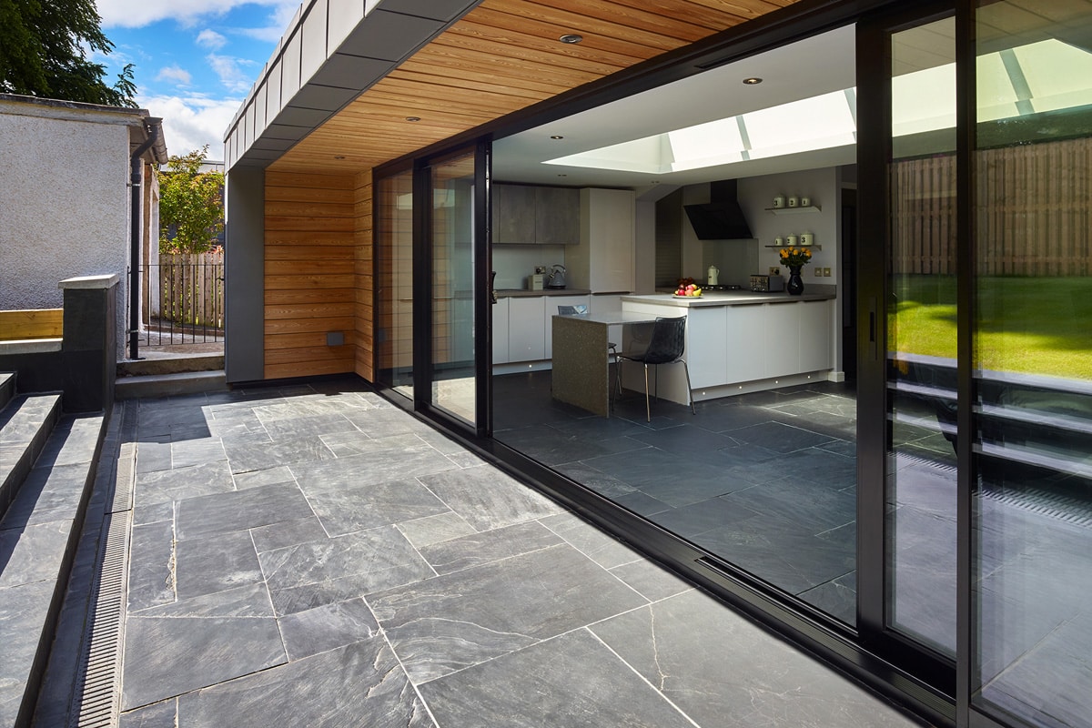 Contemporary extension to Scottish home - Sunflex UK
