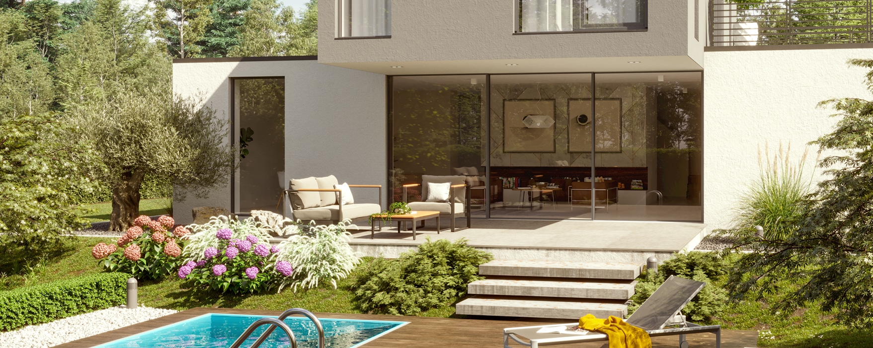 SF60 & SF80 Aluminium Sliding Doors | SUNFLEX UK